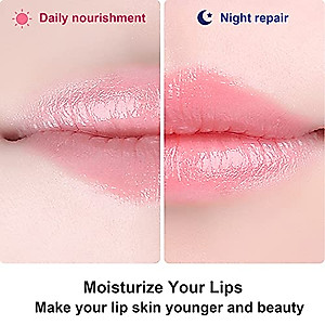 Permotary 30 PCS Moisturizing Lip Mask Crystal Lip Care Pads Mask for Moisturizing & Reducing Chapped, Smoothing Lip Fine Lines-Lip Patches with Moisture Essence to Firms & Hydrate and Plump Your Lips