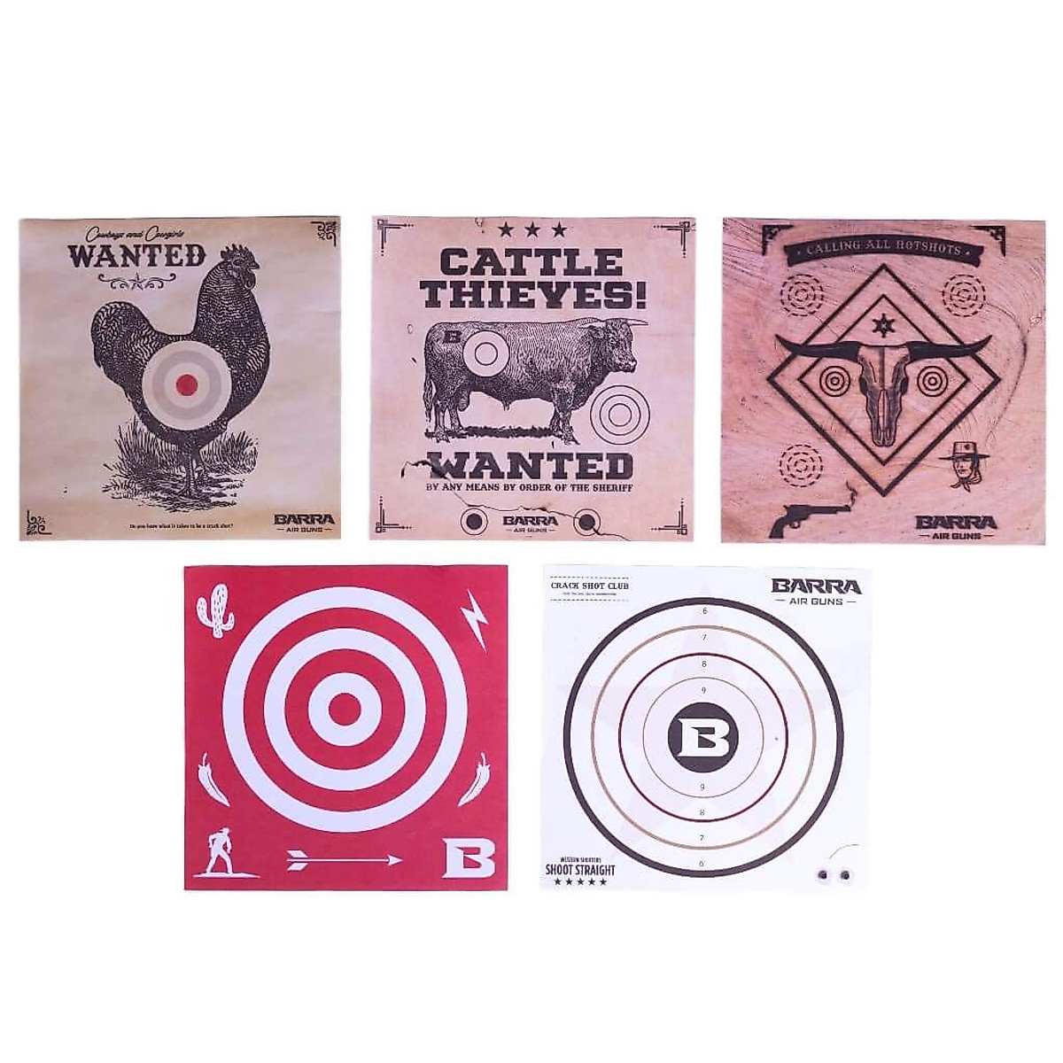 Barra Air Guns 1866 Cowboy Rifle .177 Caliber BB Gun Kit for Kids and Youth - Lever Action Pump (Gold Junior Bundle)