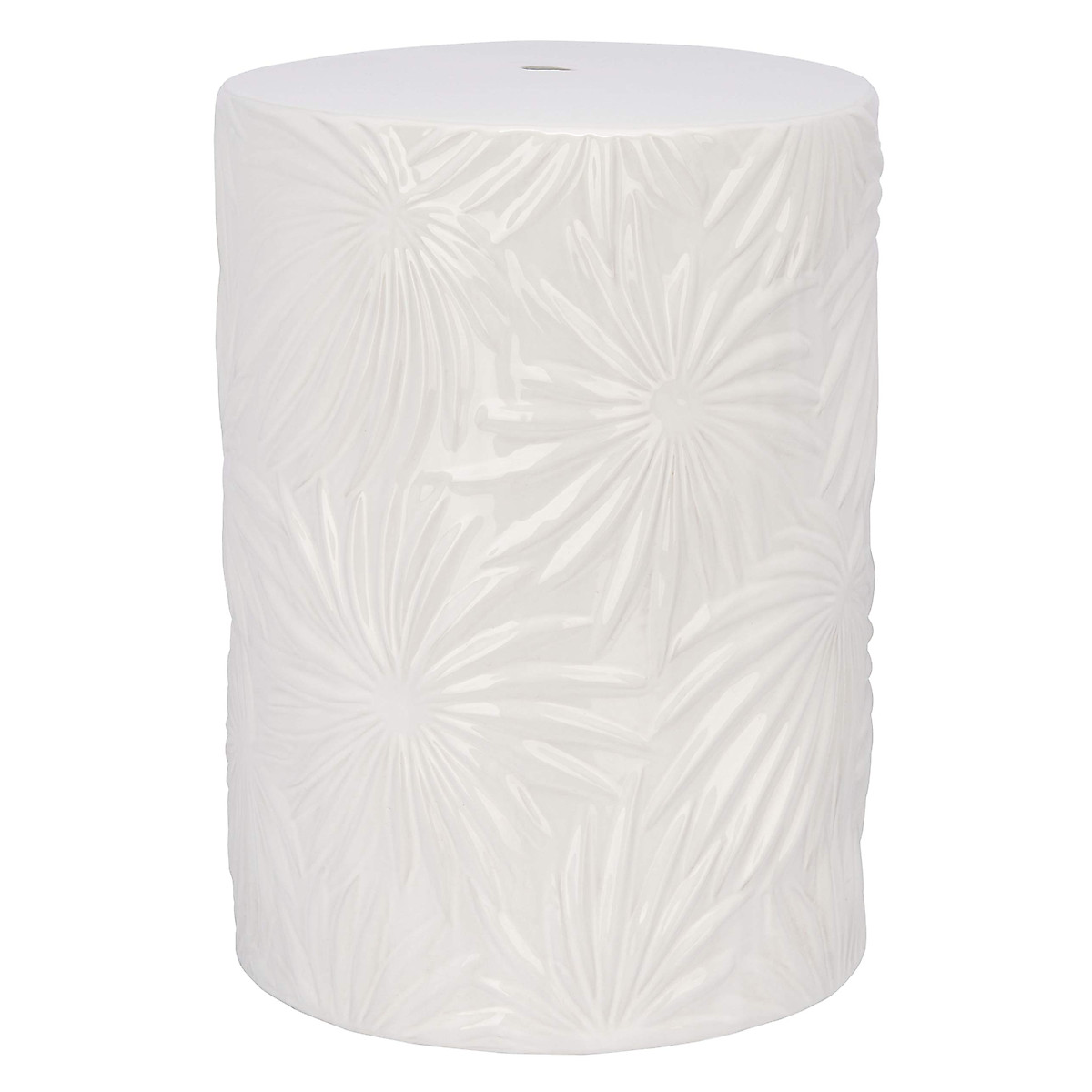 Safavieh Home Collection Kesha Ivory Ceramic Decorative Garden Stool ACS5211A