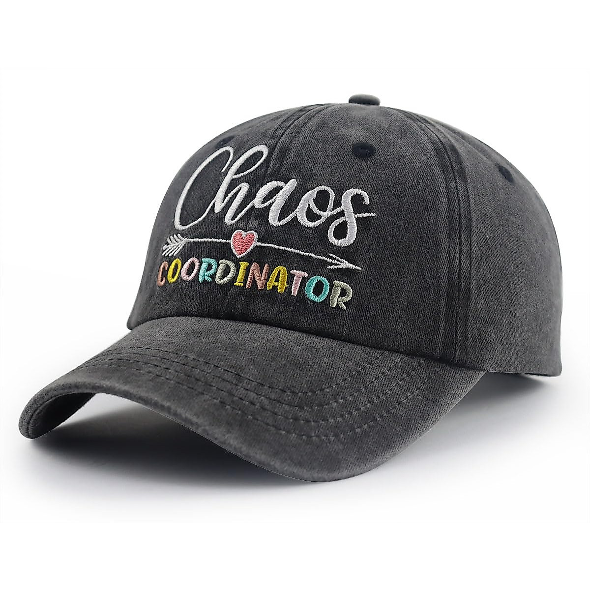 Chaos Coordinator Gifts for Women, Thank You Gifts Hat, Adjustable Embroidered Washed Cotton Boss Lady Baseball Cap, Birthday Christmas Appreciation Gift for Coworkers Office Manager Teachers Nurse