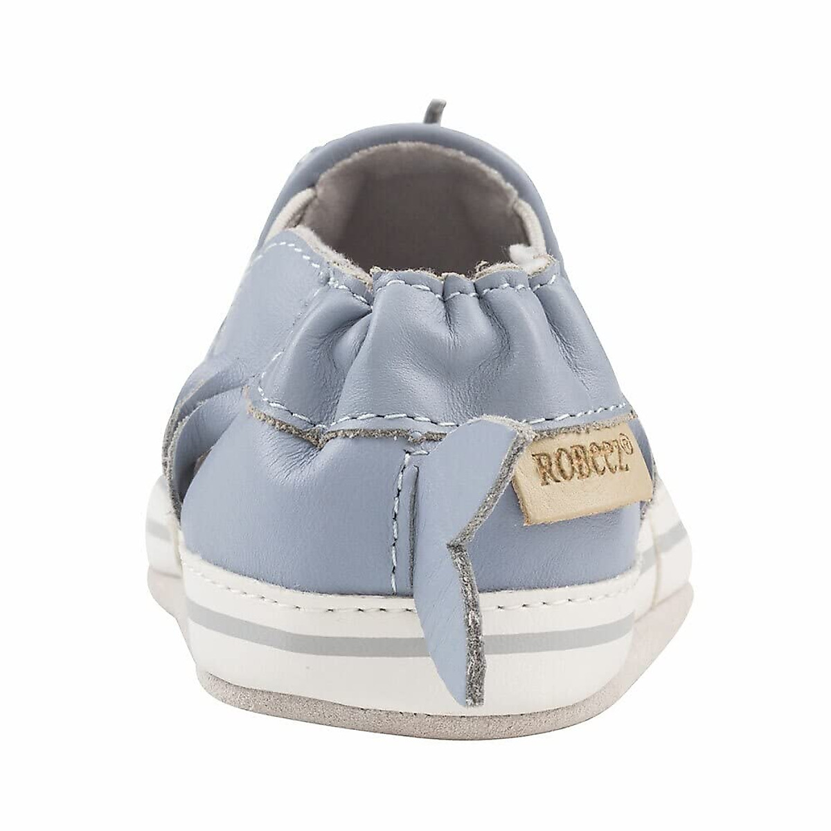 Robeez Baby Boys Soft Soles Slip-Resistant Crib Shoes Slippers for Infant and Toddler, 0-24 Months, 6-12 Months