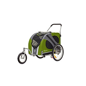 DoggyRide Novel Dog Jogger-Stroller, Outdoors Green