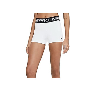 Nike Women's Pro 365 3 Inch Shorts (Medium White)