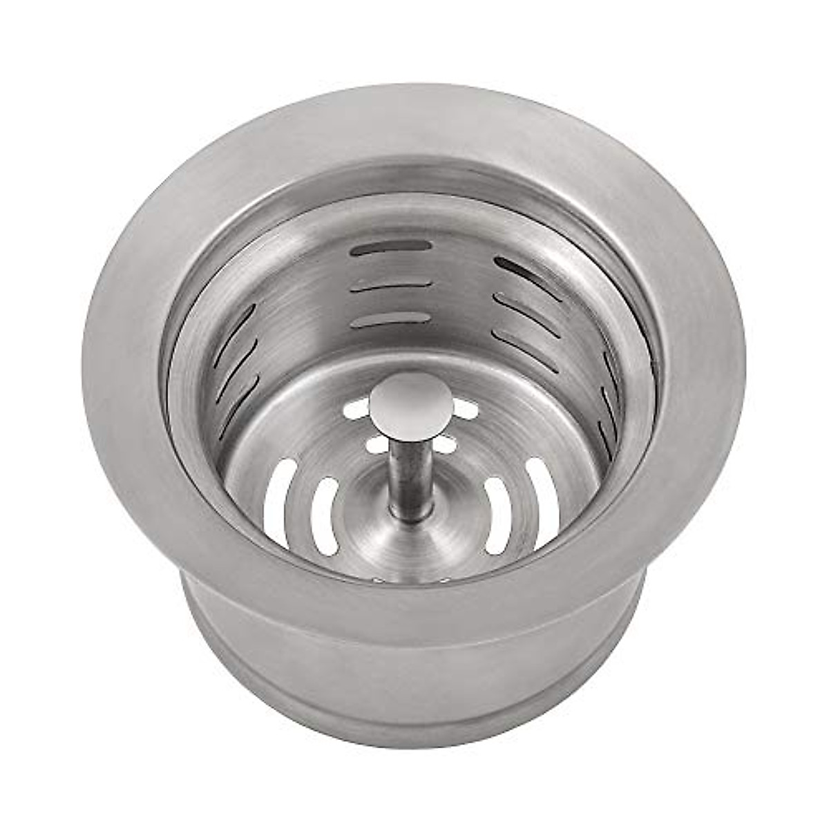 Ruvati Deep Garbage Disposal Flange with Basket Strainer for Kitchen Sinks - Stainless Steel - RVA1049ST