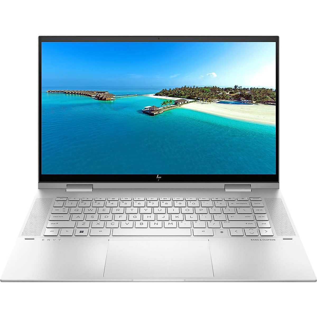 HP Newest Envy x360 2-in-1 Laptop, 15.6" FHD Touchscreen, 12-Core Intel Core i7-1260P, 32GB RAM, 1TB NVMe SSD, Backlit Keyboard, WiFi 6, Thunderbolt 4, Webcam,HDMI, Win 11, w/CUE Accessories