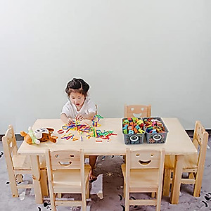 Neadas Gray Small Plastic Storage Basket, 6 Packs