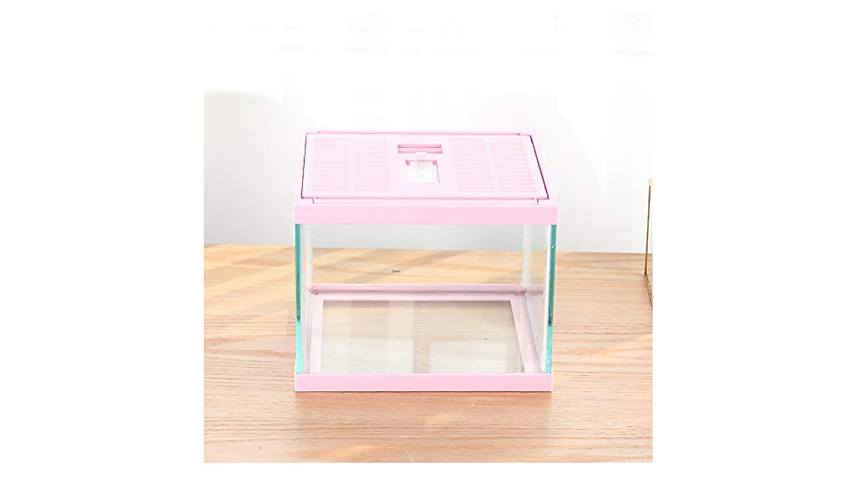 Crapelles Pink Reptile Tank - Perfect Pet Habitat