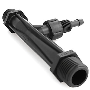 LQ Industrial 1/2Inch Irrigation Venturi Fertilizer Mixer Injectors Black Plastic Irrigation Tube Agriculture Tool