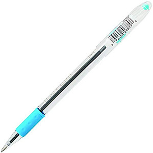 Pentel R.S.V.P. Ballpoint Pen, 0.7mm Fine Tip, Sky Blue Ink, Box of 12 (BK90-S)