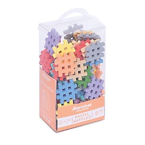 Marioinex STEM Toy Building Block Set with 70 Pieces in Blue, Green, Pink, Red, Teal Rubber for Ages 3-103 cm