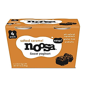 Noosa 4 Ounce Salted Caramel Yoghurt, 4 count per pack - 6 per case.