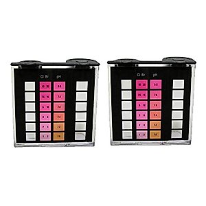 Taylor Swimming Pool Test Kit Chlorine Bromine Replacement Comparator (2 Pack)