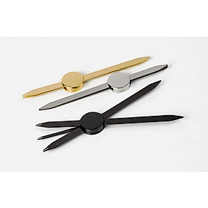 Microblading Compass Ruler Eyebrow Positioning Balance Tattoo Golden Ratio Ruler Measurement Stencil Tools (Black)