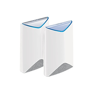 NETGEAR Orbi Pro Tri-Band Mesh WiFi System (SRK60) -- Router & Extender Replacement covers up to 5,000 sq. ft., 2 Pack, 3Gbps Speed Router & 1 Satellite