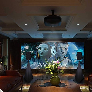 PRORECK Speaker Stand Cover Tripod Stand Skirt Skrim 360 Degree Cover Black x 2