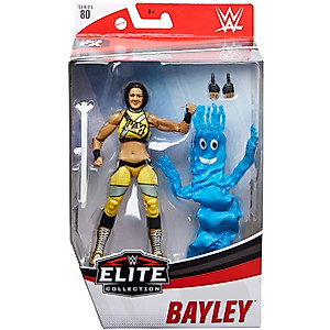 WWE Bayley Elite Series #80 Deluxe Action Figure with Realistic Facial Detailing, Iconic Ring Gear & Accessories