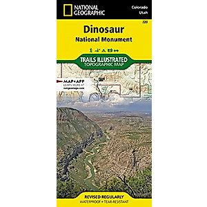 Dinosaur National Monument Map (National Geographic Trails Illustrated Map, 220)