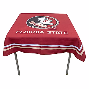 College Flags & Banners Co. Florida State FSU Noles Logo Tablecloth or Table Overlay