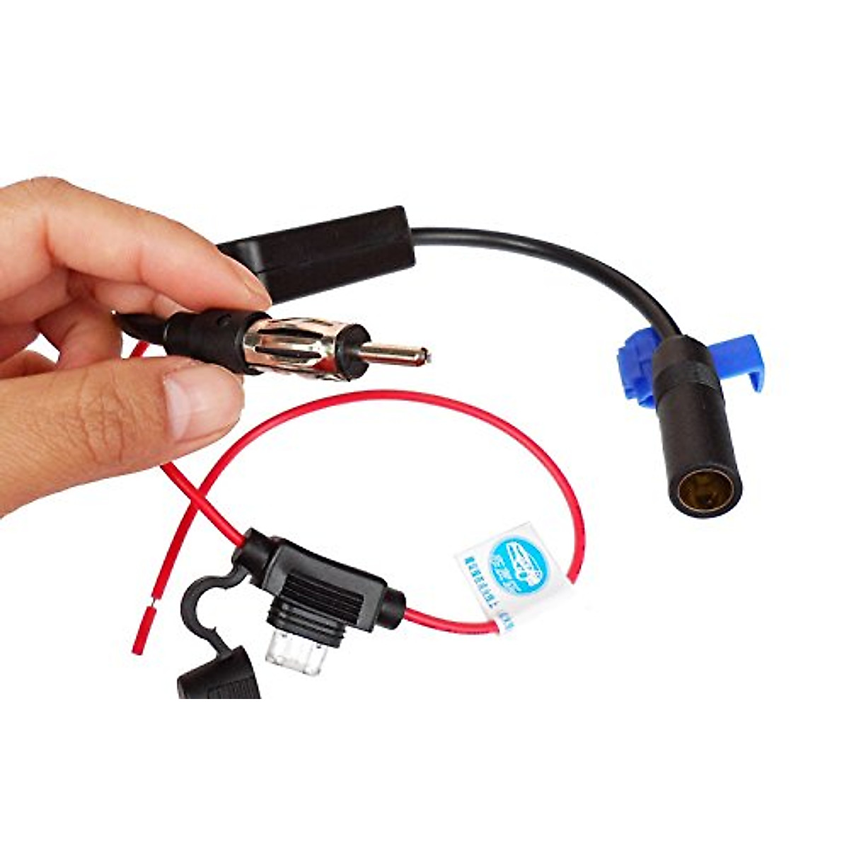 KUNFINE Universal Auto Car Radio FM Antenna Signal Booster Amp Amplifier for Marine Car Vehicle Boat RV 12V Signal Antenna Enhance