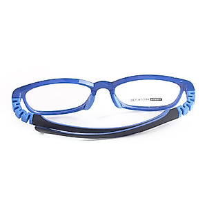 QYAJS Eyeglasses Frame Children Optical Glasses Frame TR90 Flexible Bendable One-piece Safe Eyeglasses Girls Boy