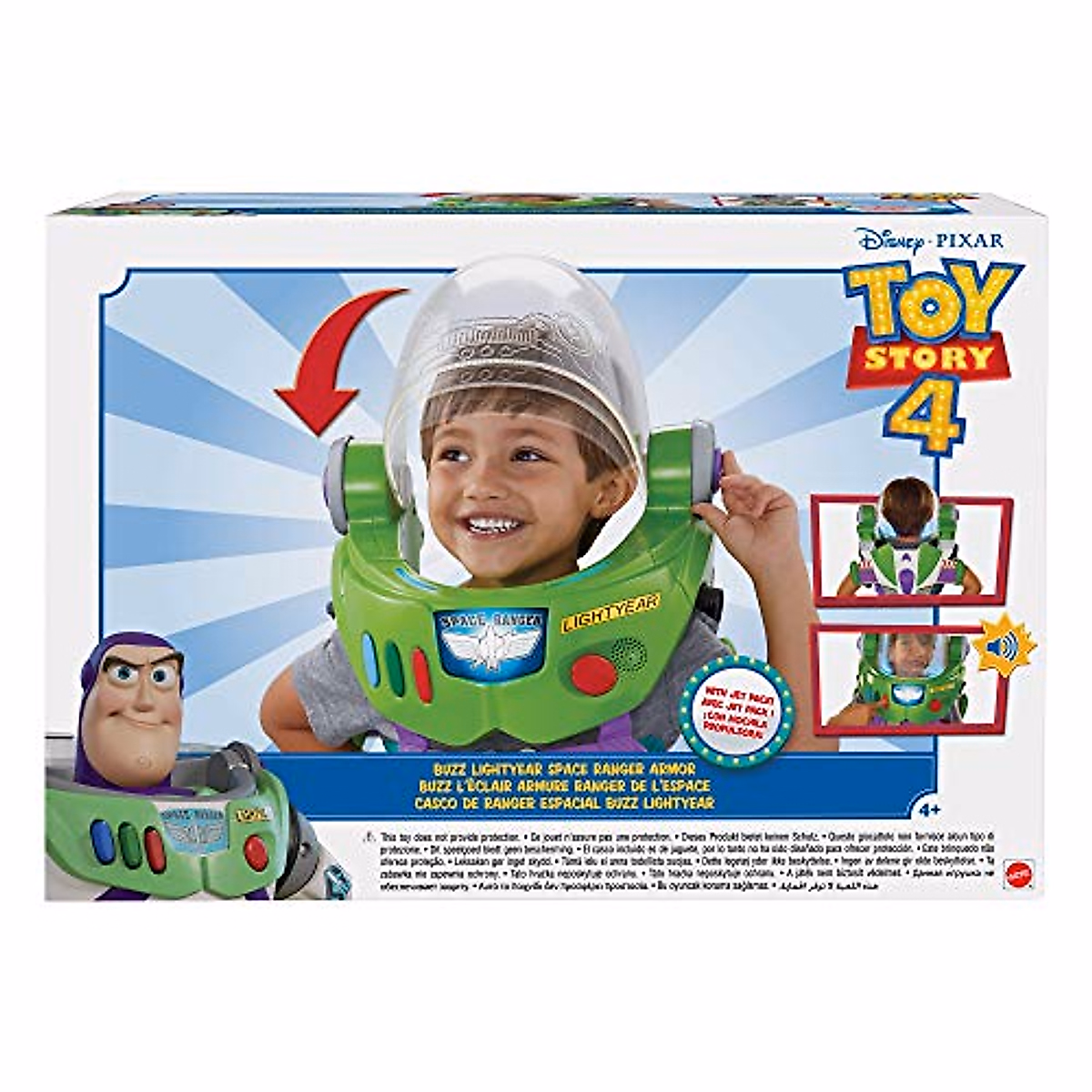 Toy Story Disney Pixar Buzz Lightyear Space Ranger Armor with Jet Pack