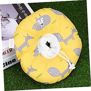 2pcs Cat Neck Protector Dog Cone Elizabethan Collar Cat Small Puppy Collar Creative Cat Collar Pet Surgery Collar Cloth Pet Collar Choker Elizabethan Pet Collar Collars Medium Dog