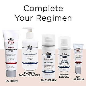 EltaMD UV Sheer SPF 50+ Face and Body Sunscreen Lotion, Water Resistant Sunscreen with Zinc Oxide, Broad Spectrum Mineral-Based Sun Protection, Non-Greasy, Lightweight, Oil Free Sunscreen, 1.7 oz Tube