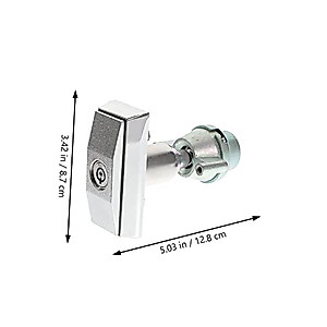 SOLUSTRE Automatic Vending Machine Lock Candy Machine Locking Bar Machine Lock Tool Gumball Machine Lock Soda Machine Lock Shed Door Lock Machine Lock Coin Zinc Alloy Snack Machine