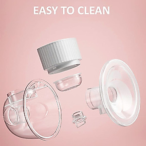 Mom's Best Wearable Hands-Free Double Electric Breast Pump | Quite | BPA Free Silicone | LCD Display | 3 Modes 9 Levels of Suction | 3 Flange Sizes | Type C Charging | Breastfeeding Essentials |2 pack