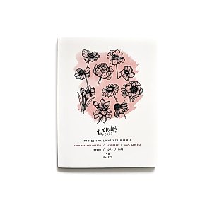 Wonder Forest Professional Watercolour Pad - Cold Pressed 9x12 Cotton Paper 20 Sheets
