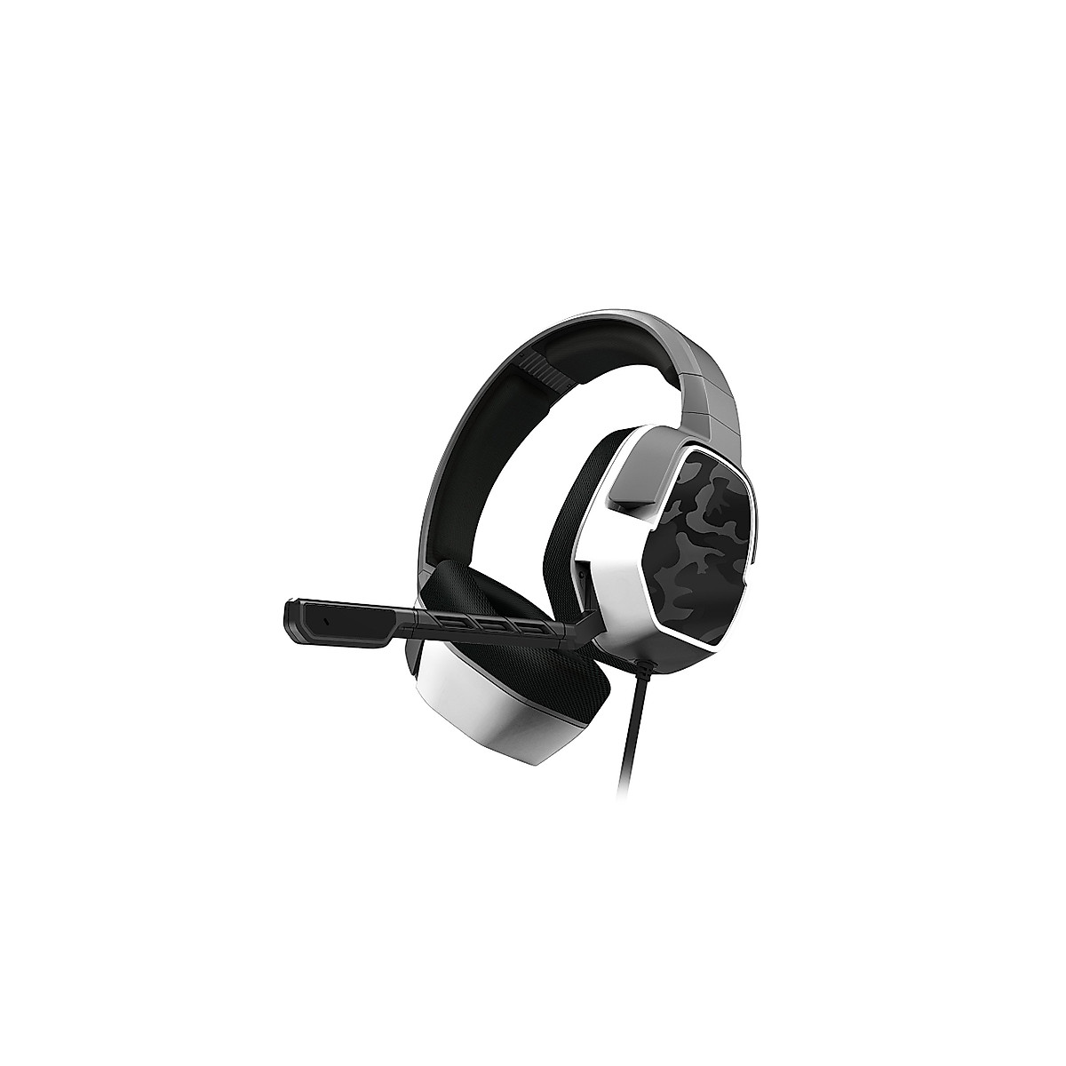 PDP Gaming LVL3 Wired Headset With Noise Cancelling Microphone: White Camo - Xbox One