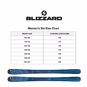 Blizzard Entertainment Women's Black Pearl 88 All-Mountain Lightweight Skis, Blue, 153 cm (8A007500001)