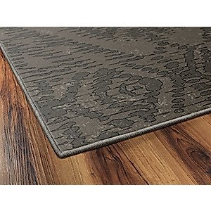 Brumlow Mills Telluride Distressed Home Indoor Area Rug in Tribal Print Pattern for Living Room Decor, Dining Carpet, Bedroom Mat, Kitchen or Entryway Rug, 3'4" x 5', Brown