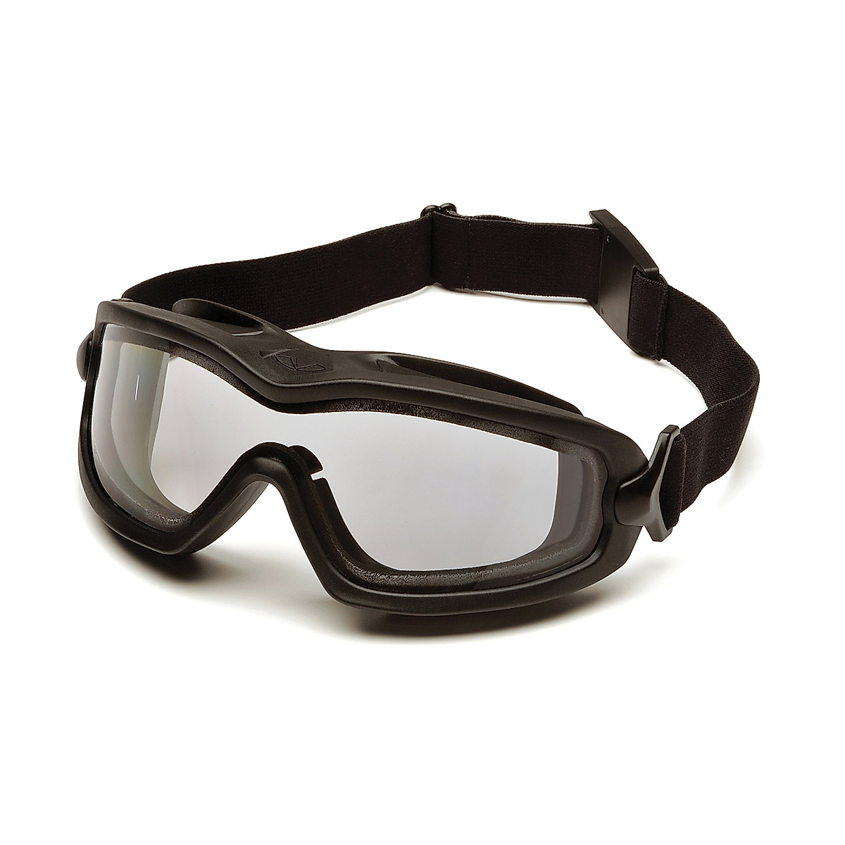 Pyramex Safety Products GB6410SDT V2G Plus Safety Glasses, Clear Anti-Fog Dual Lens with Black Strap, Clear