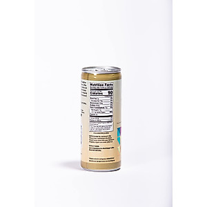 Culturi Organic Canned Coffee - All Natural Non-GMO Cold Brew Coffee with Whole Milk and Cane Sugar - Cafe Con Leche - Preservative Free, Shelf Stable, Best Served Cold (12 Pack of Cans)