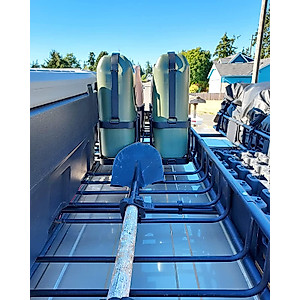 Racewill 5 Gallon Water Storage Containers Holder Mount - Only Fit for Scepter Water Container and Fuel Can 20L - Lockable Mounting Bracket for Camping, RV, and Overlanding