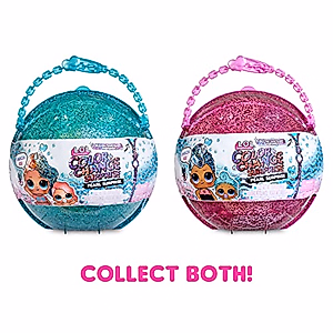 L.O.L. Surprise! Glitter Color Change Pearl (Purple) with 6 Surprises- Exclusive Collectible Doll & Lil Sister in Interactive Playset, Holiday Toy, Great Gift for Kids Ages 4 5 6+ Years Old