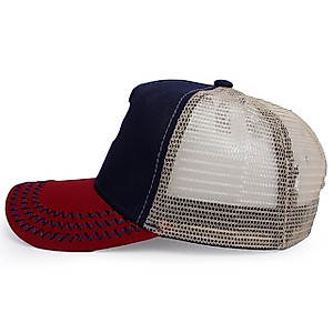 Unisex Mesh Baseball Caps - Breathable Trucker Hat with Adjustable Snapback