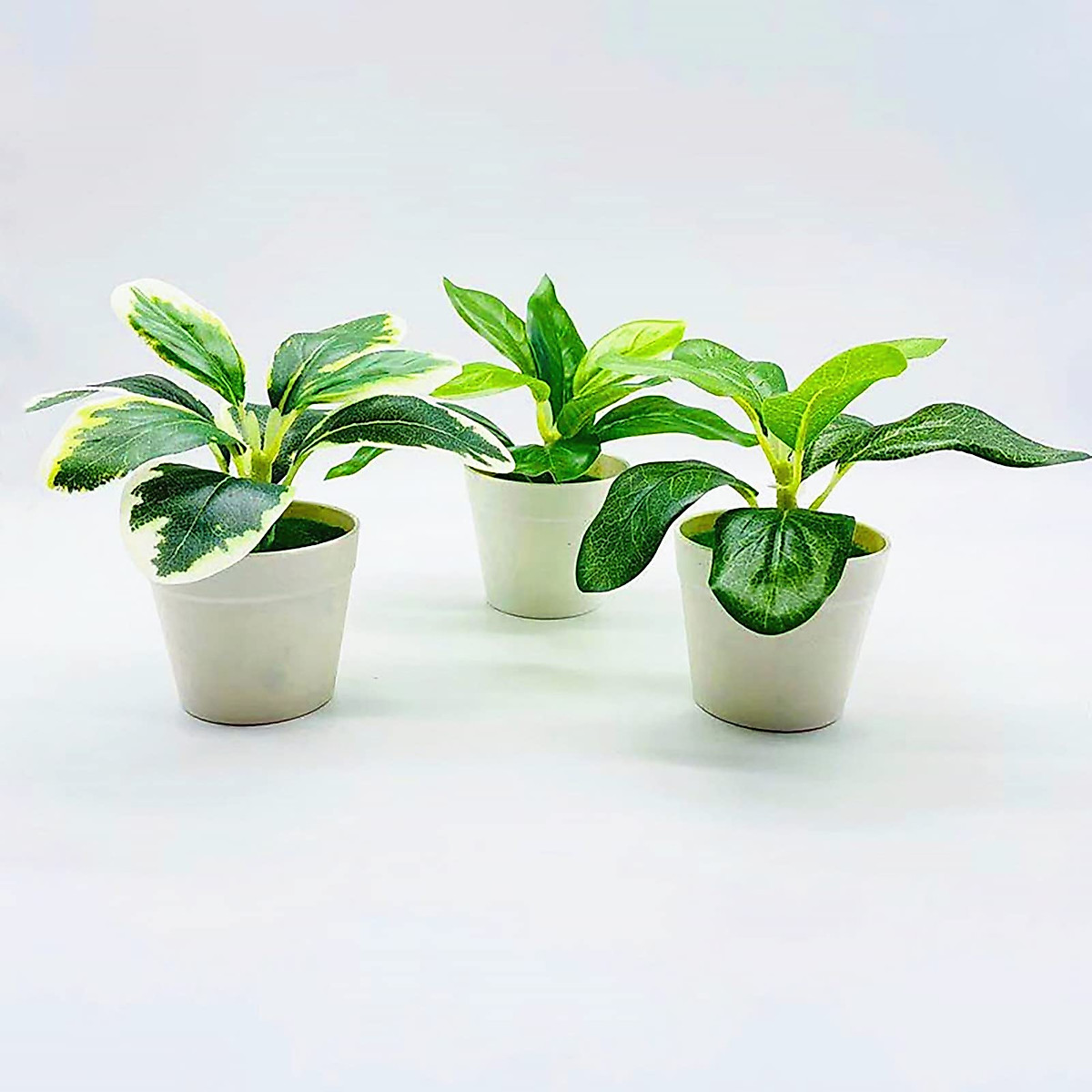 Angel3292 Artificial Potted Plant Realistic Plastic Eye-Catching Imitative Bonsai Plants for Home Potted Plant Delicate for Garden
