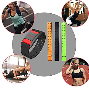 3Pcs Replacement Heart Rate Monitor Armband Straps Compatible with OTF, OTF Burn, Orange Theory Fitness, OT Beat Heart Rate Sensor