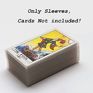 80 PCS/Lot Acid Free Premium Matte Clear Back Tarot Cards Sleeves 73x123mm Oracle Deck Board Game Cards Protector Cover Shield