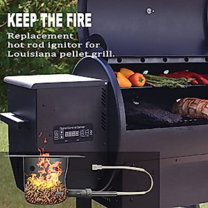Replacement Hot Rod Ignitor Kit, Compatible with Louisiana Wood Pellet Grill,120V 300W 215L