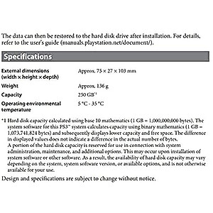 BIPRA Sony PlayStation 3 PS3 500GB Hard Drive Kit Inc Mounting Bracket Caddy Cradle Super Slim with HDD - Include Mounting Bracket and Hard Drive - Exclusive from Limited with 1 Year Warranty (500GB)