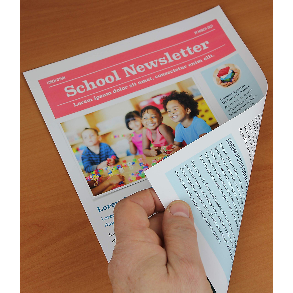 PPD Double Sided Photo Paper, Matte Brochure Paper 13 x 19 for Inkjet Printer, 210 gsm, 9 mil Thick for Magazine, Flyer, Presentation, Program, Instant Dry & Water Resistant (50 Sheets)