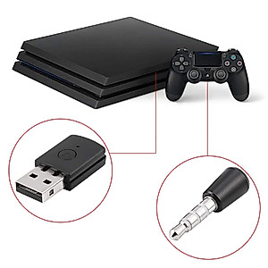 Bluetooth Dongle Adapter USB 4.0, Wireless Adapter/Dongle Receiver and Transmitters for PS4 Playstation Controller Bluetooth Headset