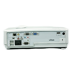 ViviTek D859 DLP Projector 3600 ANSI 3000:1 Contrast HD HDMI 1080i 3D-Ready (Renewed)