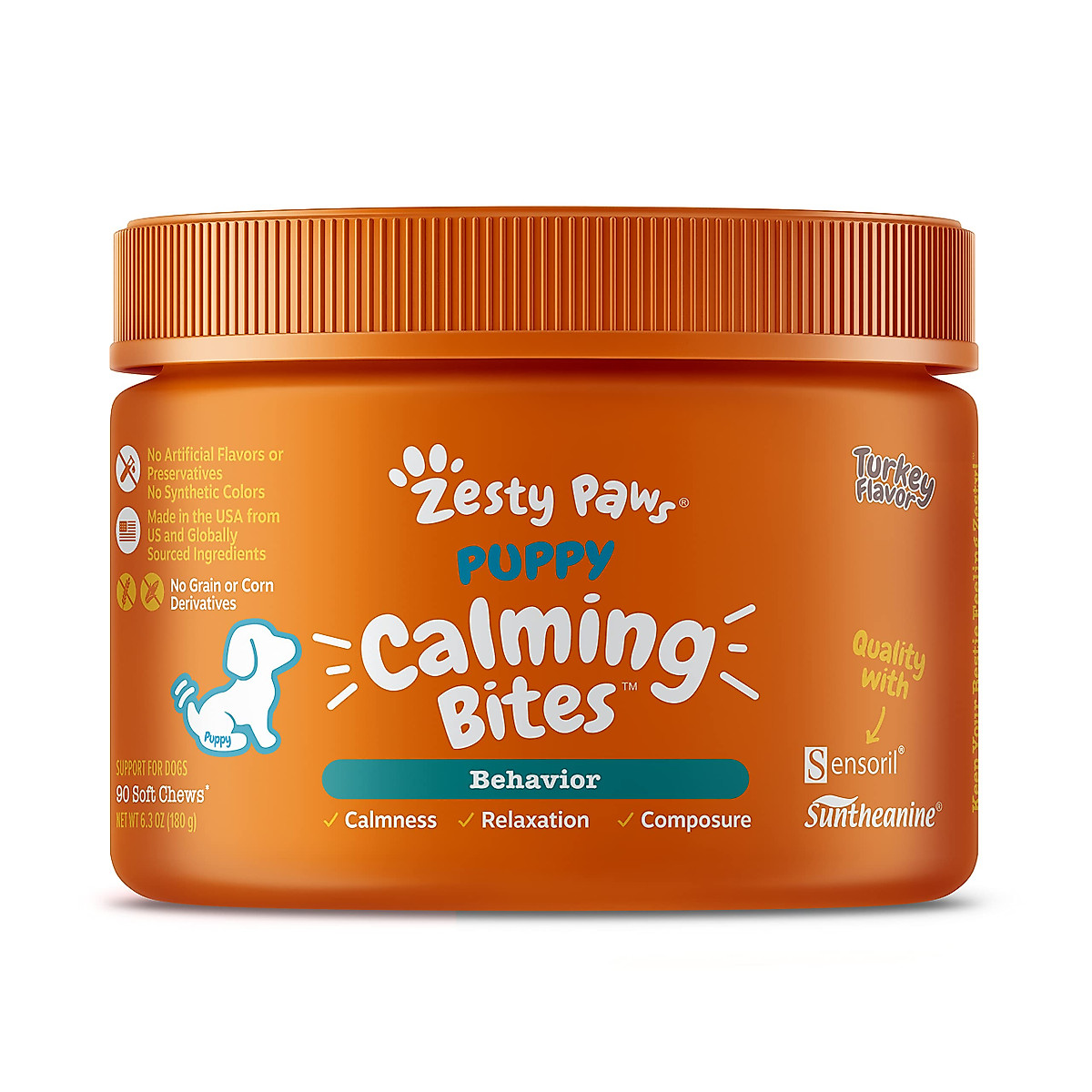 Zesty Paws Puppy Allergy & Immune Soft Chews + Puppy Calming Soft Chews