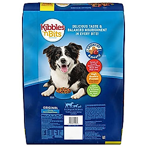 Kibbles 'n Bits Original Savory Beef & Chicken Flavor Dry Dog Food, 31-Pound
