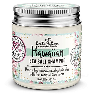 Bella & Bear Hawaiian Sea Salt Volumizing Shampoo, Exfoliating, Cruelty Free, Ocean Scent, Bulk 6.7oz - 12 Pack