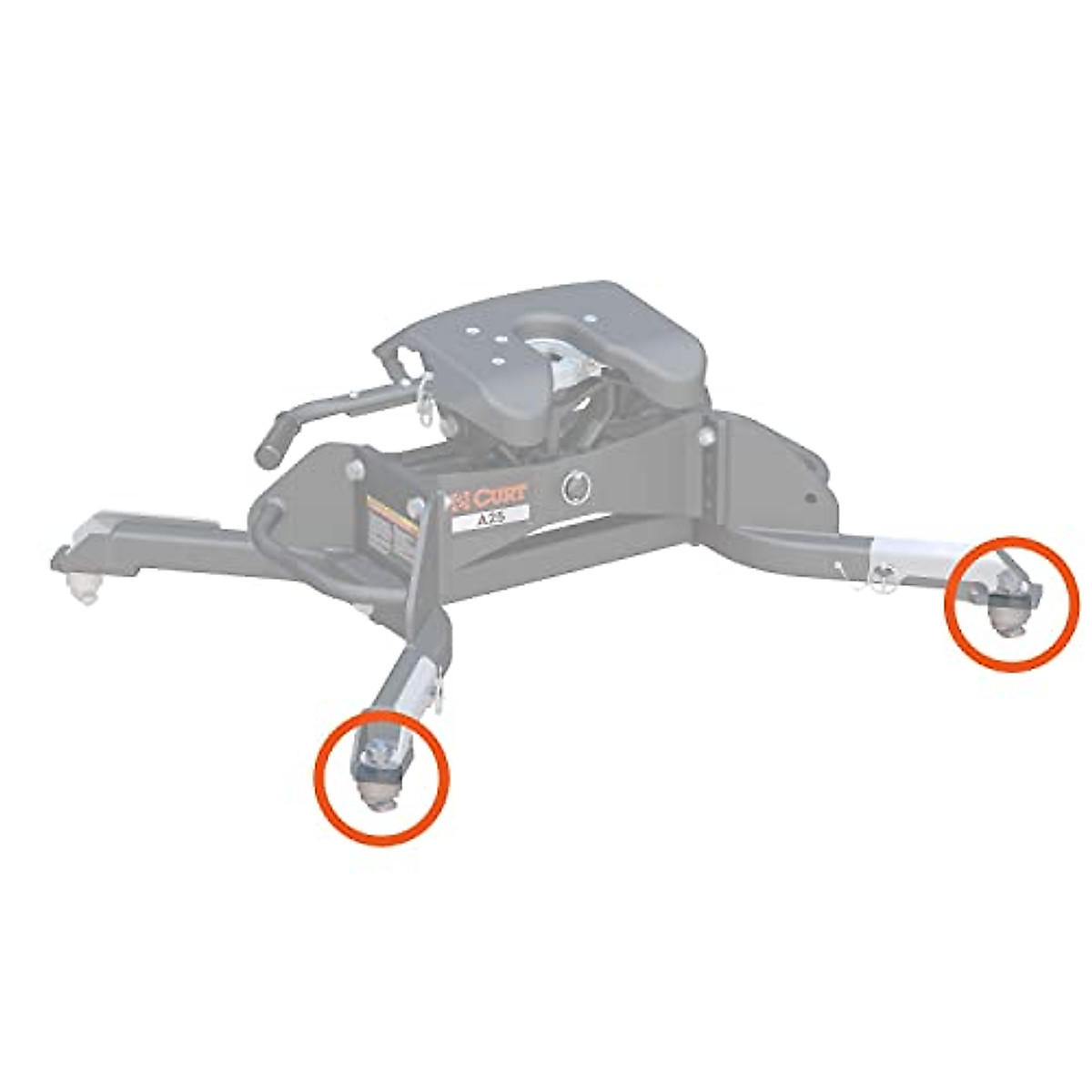 Replacement Gooseneck Safety Chain Anchor Pins (Fits 60691) #19251